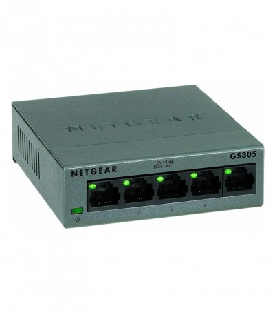 NETGEAR 5-Port Gigabit Ethernet Unmanaged Switch (GS305) - SuperTstore