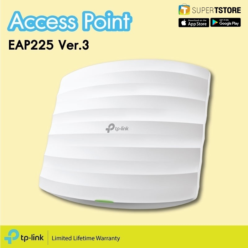 TP-Link EAP225 V3 (AC1350 Wireless MU-MIMO Gigabit Ceiling Mount Access ...